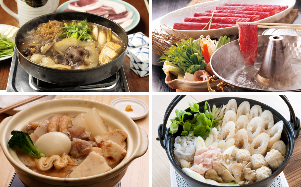 Hot pots japoneses: nabe, sukiyaki, oden, shabu shabu, kiritanpo ...